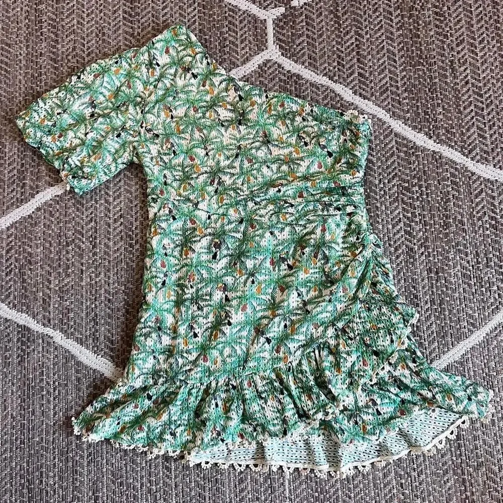 FARM Rio | Dresses | Farm Rio Mini Toucans Dress Sz Xl New With Tags ...